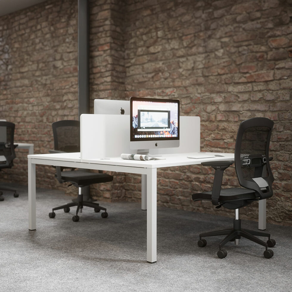 Bureau Bench ALYA 2 personnes - Burostock.fr